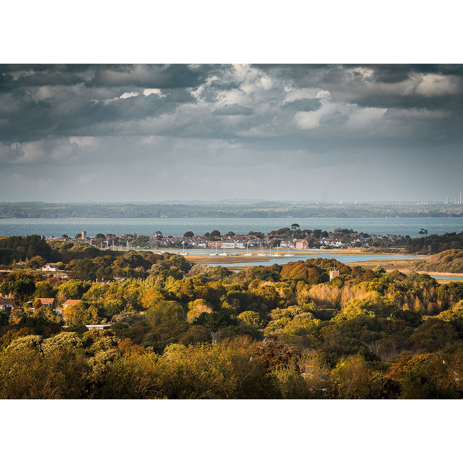 Yarmouth from Tennyson Down – Available Light Photography
